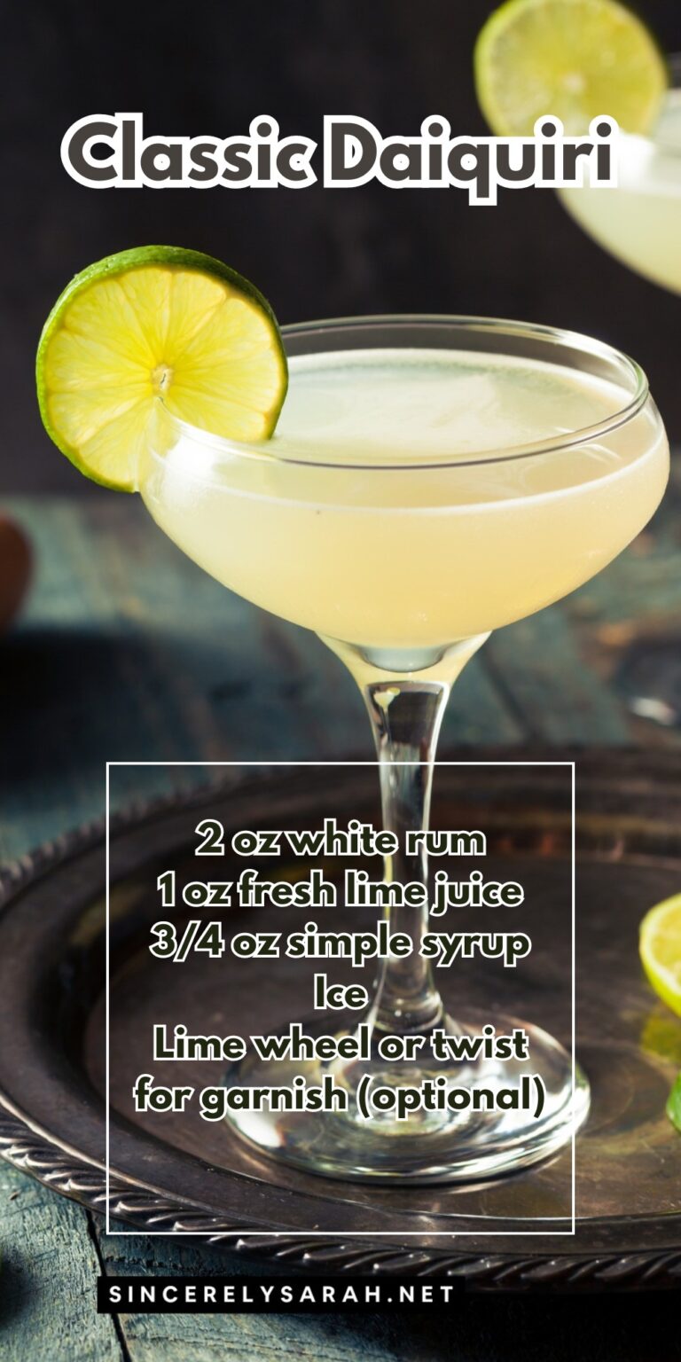 Classic Daiquiri | Sugar&Cinnamon