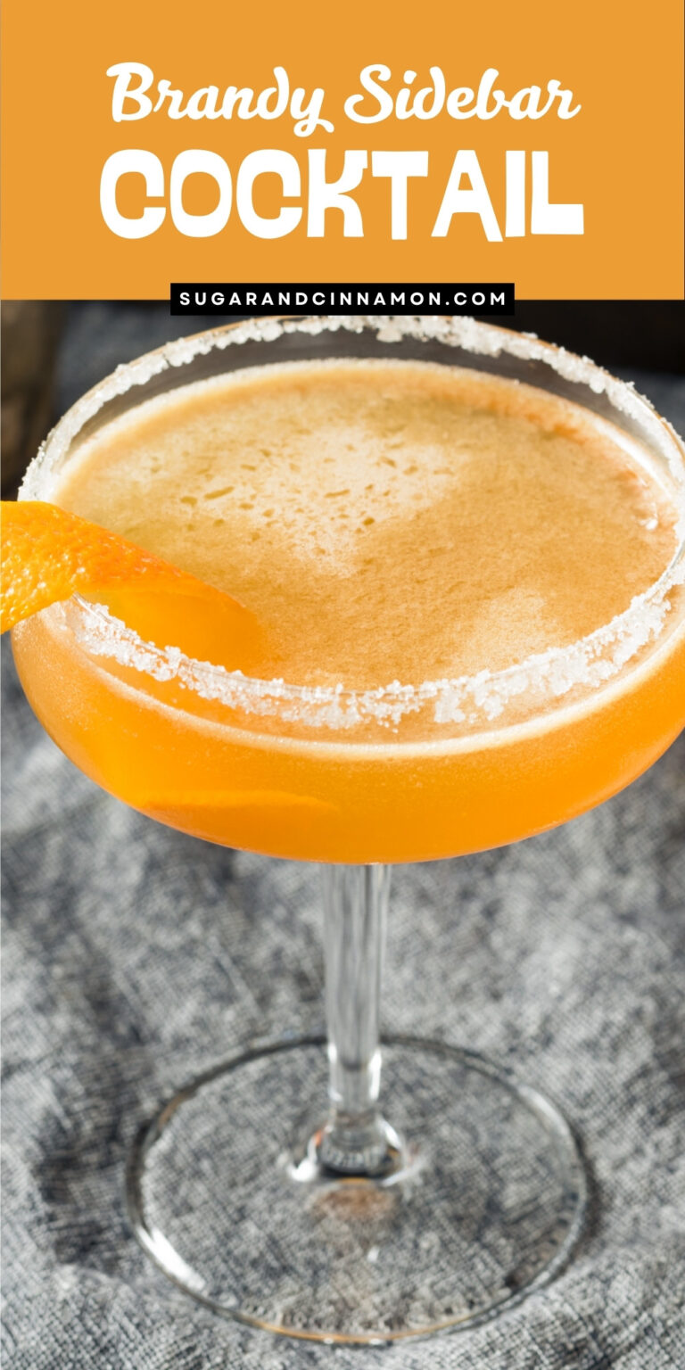Brandy Sidecar Cocktail | Sugar&Cinnamon