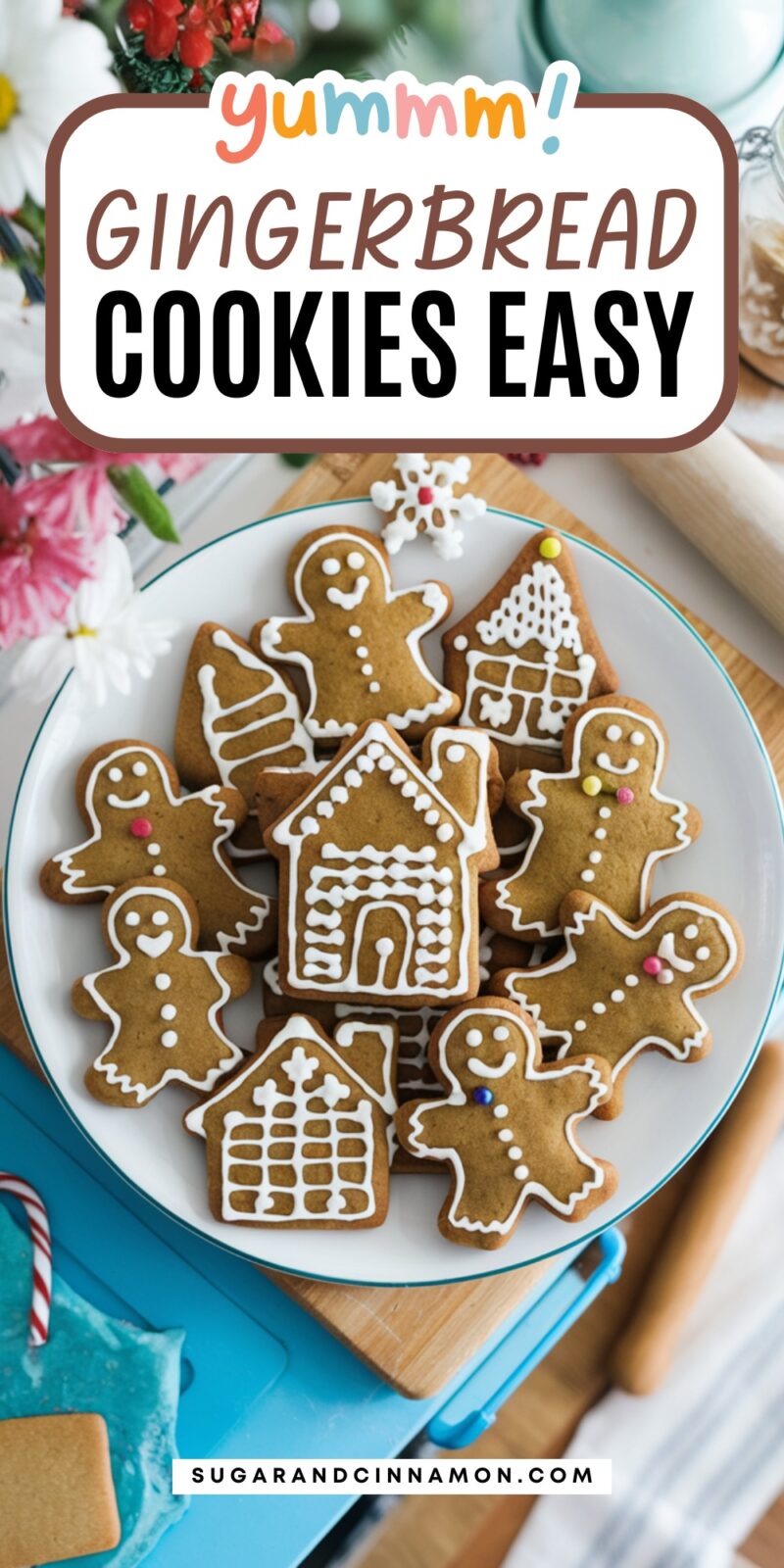 Easy Gingerbread Cookies | Sugar&Cinnamon