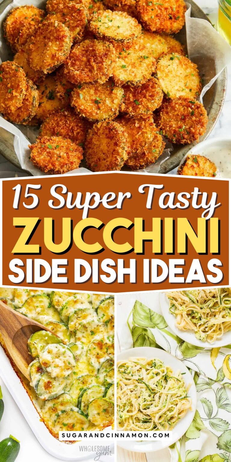15 Tasty Zucchini Side Dish Recipes | Sugar&Cinnamon