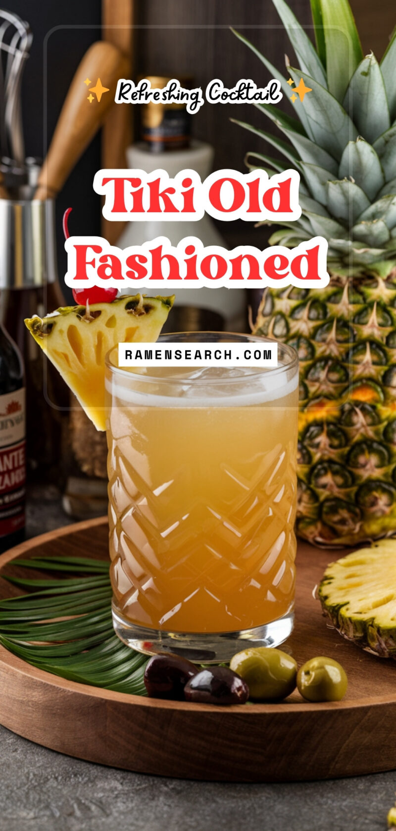 Tiki Old Fashioned | Sugar&Cinnamon